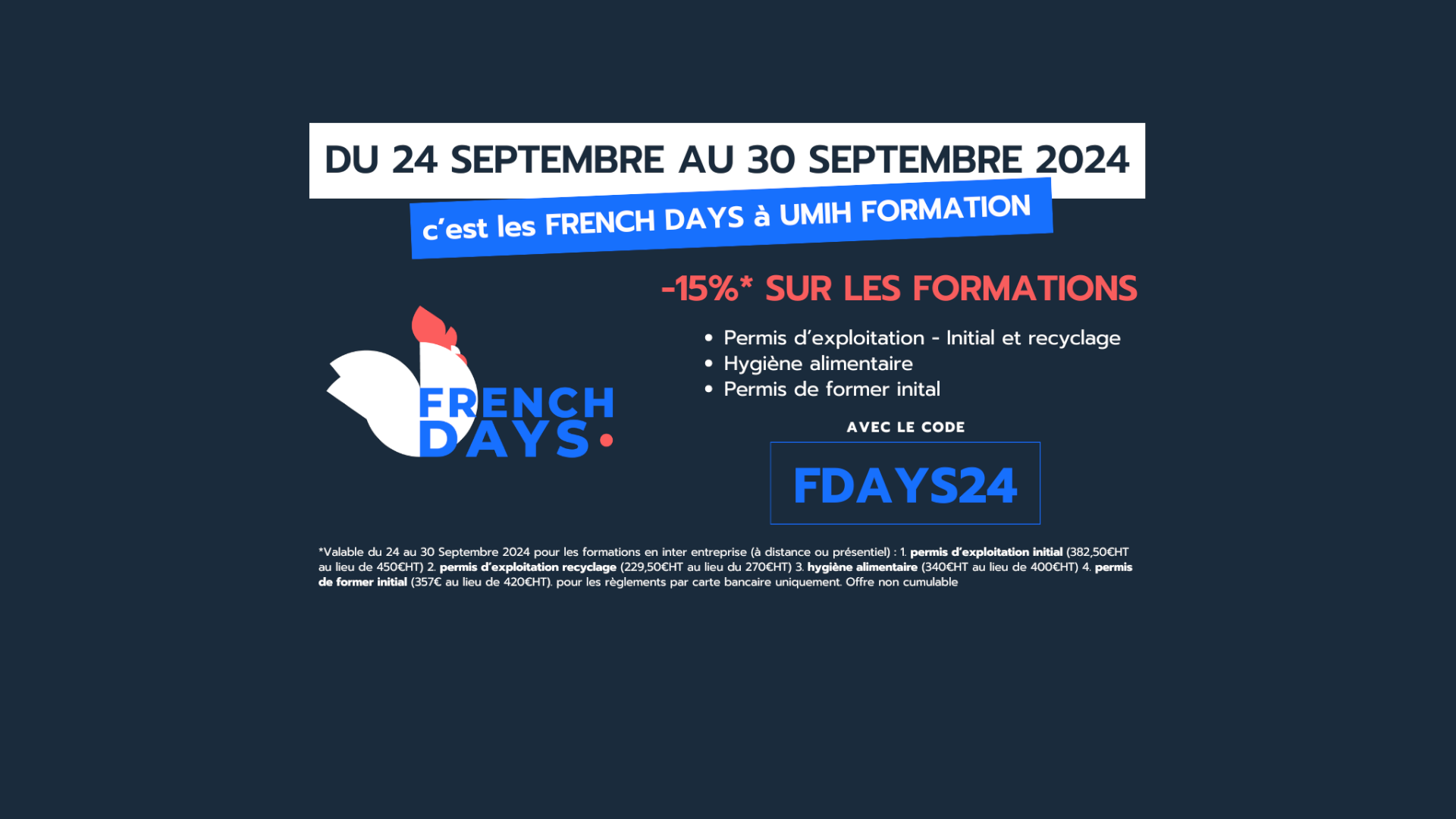 Hygiène alimentaire & Permis d'Exploitation | UMIH FORMATION